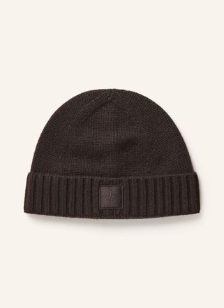Stone Island Cashmere-M&uuml;tze Ghost braun