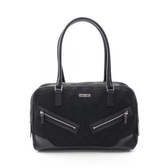 Gucci Sac &agrave; main Pre-owned en toile GG - Femme - Pre-owned - Noir - Taille: ONE Size