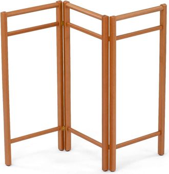 Arredamenti Italia 110 FISAR Handtuchständer,faltbar und ausziehbar, Holz (Kirsche)