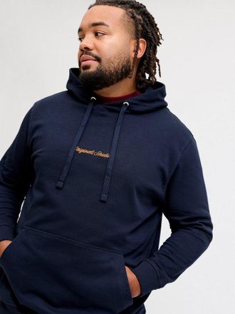 Jack & Jones Plus Size Kapuzensweatshirt JORNORREBRO EMB SWEAT HOOD PLS Baumwollmischung, regular fit