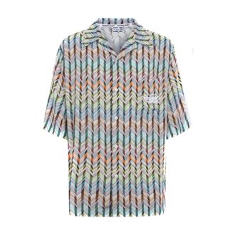 Missoni Multicolor Kurzarmhemd f&uuml;r M&auml;nner - - Shirts - Herren - Mehrfarbig - S