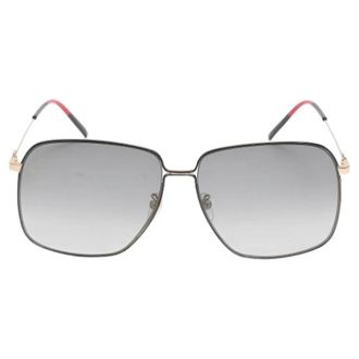 Gucci Pre-owned Oversized Sonnenbrillen - - Pre-owned - Damen - Grau - ONE SIZE