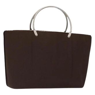 Chanel Pre-owned Nylon handtaschen - - Pre-owned - Damen - Braun - ONE SIZE