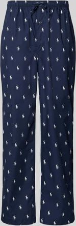 Ralph Lauren Regular Fit Pyjama-Hose aus reiner Baumwolle