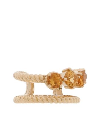 Dolce & Gabbana bijou doreille en or 18ct serti de citrine