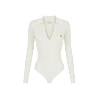 Elisabetta Franchi Damen, Oberteile, Wei&szlig;, MGr&ouml;&szlig;e