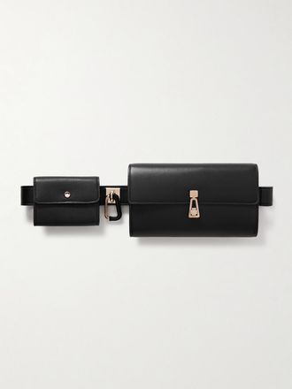 Gabriela Hearst Ceinture En Cuir Tool - Noir