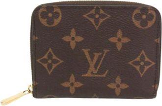 Louis Vuitton unisex, Pre-owned, Brun, Taille: ONE Size Portefeuille en toile Pre-owned