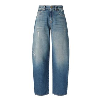 Pinko Pinko, Femme, Jeans, Bleu, Taille: W28 Jean Eloise coupe ample