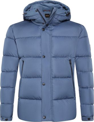 HUGO BOSS Steppjacke mit Kapuze und recycelter Wattierung in