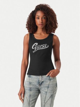 Guess Top W6YP30 K4380 Schwarz Slim Fit