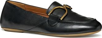 Geox Damen D Palmaria J Moccasin, Black, 37.5 EU