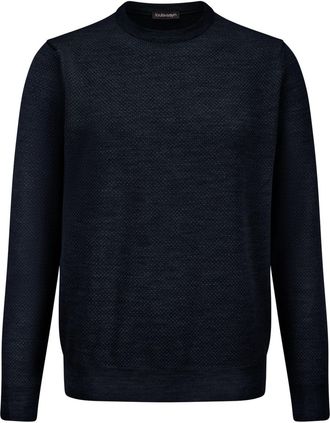 Louis Sayn Rundhals-Pullover Louis Sayn blau