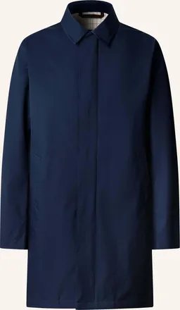 Hackett Stehkragenmantel Sloane Mac blau