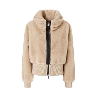 Pinko Pinko, Femme, Vestes, Beige, Taille: 36 FR Bagels Bomber