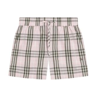Burberry Femme, Shorts, Rose, Taille: 38 FR Evelyn Chk Shorts