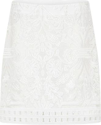 Bruuns Bazaar Femme, Jupes, Blanc, Taille: 36 FR SerenoaBBJoannas Skirt