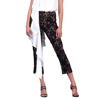 Moskada Spitzenhose - Kn&ouml;chell&auml;nge- Schwarz - - Trousers - Damen - Schwarzk - S