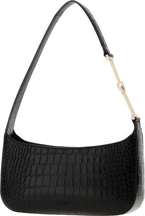 Tom Ford Crocodile-Embossed Shoulder Bag - Black