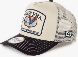New Era Casquette visi&egrave;re incurv&eacute;e brod&eacute;e en coton