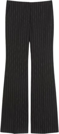 Sportmax Femme, Pantalons, Noir, Taille: 38 FR Wide Pantalons
