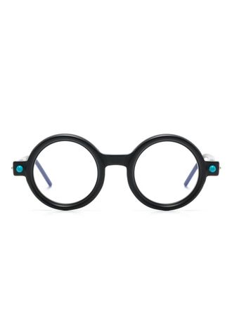 Kuboraum lunettes de vue P1 à monture ronde - Noir