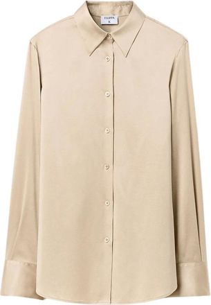 Filippa K Femme, Blouses et Chemises, Beige, Taille: 42 FR Chemise en soie