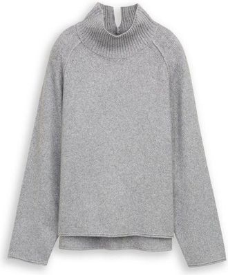 Tom Tailor Strickpullover Pullover & Strickjacken Loose Fit Strickpullover mit Stehkragen