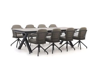 Manifesto Furniture Manifesto Tolmezzo/Citadella 280/340 cm Gartenm&ouml;bel-Set 9-teilig drehbar ausziehbar