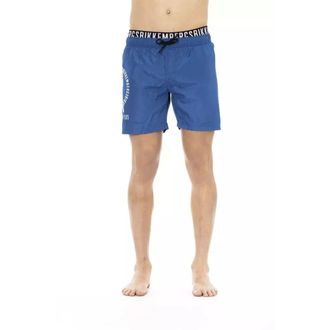 Dirk Bikkembergs Sleek Layered Swim Shorts - Homme - Maillots de bain - Bleu - Taille: L