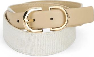 Moorer Bria Ceinture - Femme - Accessoires - Beige - Taille: 80 CM