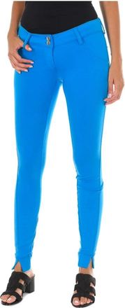 Met Met, Femme, Pantalons, Bleu, Taille: W27 Slim Fit Pantalons de survêtement
