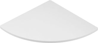 DOITOOL Wandregal Wei&szlig; Eckregal Schweberegal Dreieckiges Wand eckboard Wandmontage Stauraum Organizer f&uuml;r K&uuml;che Schlafzimmer B&uuml;ro Badezimmer