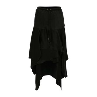 J.W.Anderson Asymmetrischer Casual Rock - - Skirts - Damen - Schwarzk - 2XS