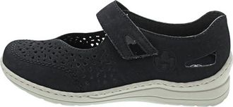 Rieker Ballerine bleue, Bleu marine Pacifique, 38 EU