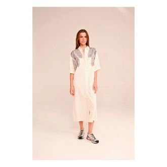 Sacr&eacute;coeur Robe Brod&eacute;e Lou Taro Voile de Coton Sacr&eacute;coeur
