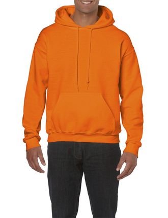 Gildan Herren Kapuzenpullover Adult 50/50. Hooded Sweat/18500, Einfarbig, Gr. XX-Large, Orange (Safety Orange 193)