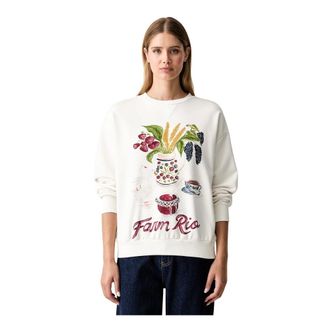 Farm Rio Farm Rio, Femme, Sweatshirts et sweats &agrave; capuche, Multicolore, Taille: 36 FR SweaT-shirt d&eacute;contract&eacute;