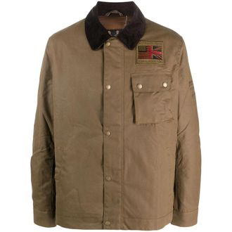 Barbour B. Intl Workers Corduroy-collar Patch-detail Jacket