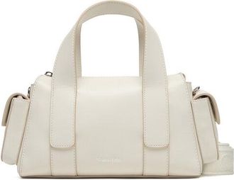 Calvin Klein Handtasche Webbing Strap Pocket Bag LV04F3291G Weiß