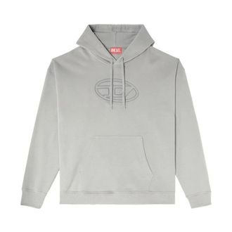Diesel Sweat &agrave; capuche au Design Unique - Homme - Sweatshirts et sweats &agrave; capuche - Gris - Taille: XS