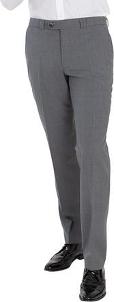 Club Of Comfort Herren Flatfront Hose mit Stretch Einsatz, Santos (2590), Gr&ouml;&szlig;e:25K, Farbe:Anthrazit (1)