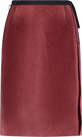 Maison Margiela Midi Skirt In Viscose