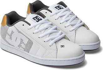 DC Net Chaussures de Skateboard pour Homme, White White Lt Grey, 40.5 EU