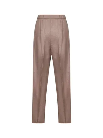 Max Mara Womens Trousers Gatti Cashmere Turtledove Grey