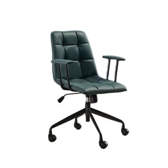 Generic B&uuml;rostuhl, H&ouml;henverstellbarer Computerstuhl Mit Fester Armlehne, Weich Und Bequem, Geeignet for Konferenz- Und Besprechungsr&auml;ume(Color2)