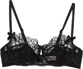 Agent Provocateur Nelle BH aus Blumenspitze - Schwarz