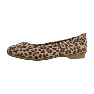 Jana Damen Ballerinas Elegant Vegan, Mehrfarbig (Leopard), 42 EU