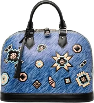 Louis Vuitton Pre-owned Denim Aztec Alma PM - Femme - Pre-owned - Bleu - Taille: ONE Size