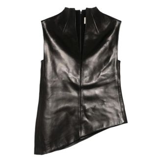 Khaite Femme, Tops, Noir, Taille: 34 FR Asymmetric Von Top